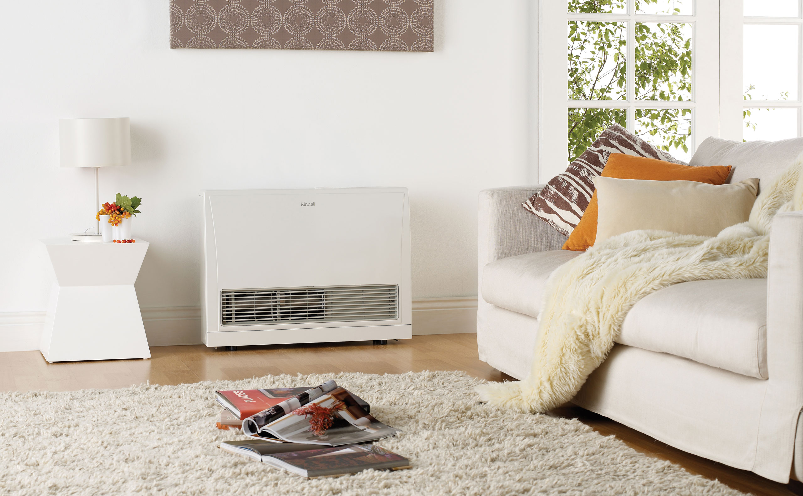 Rinnai 559FT Energysaver Rinnai Gas Log Fires Heating Hot Water